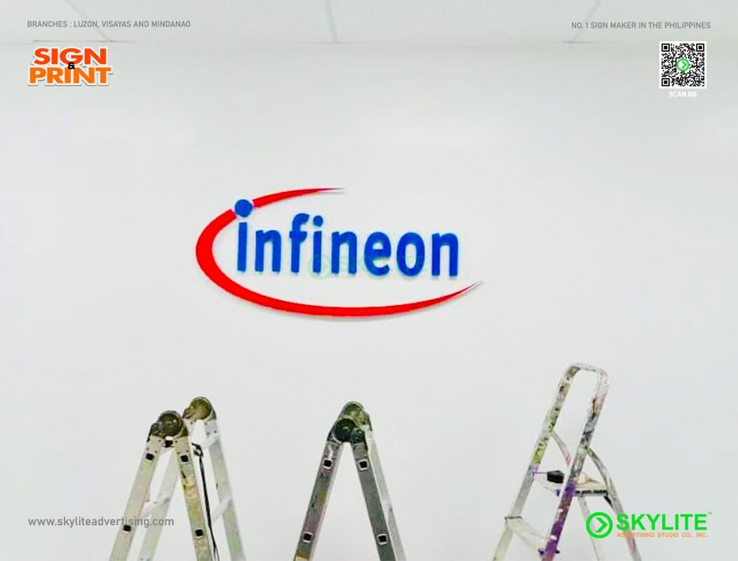 Cypress to Infineon Rebranding Project by Skylite | Metro Manila Sign ...