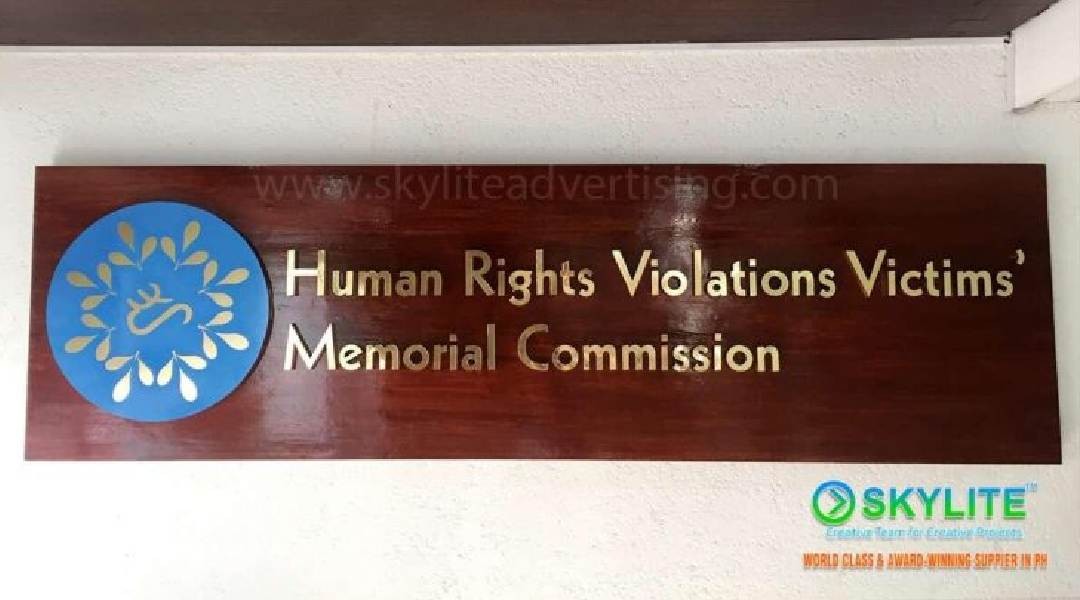 Human Rights Commission Brass Signage Project | Human Rights Commission ...