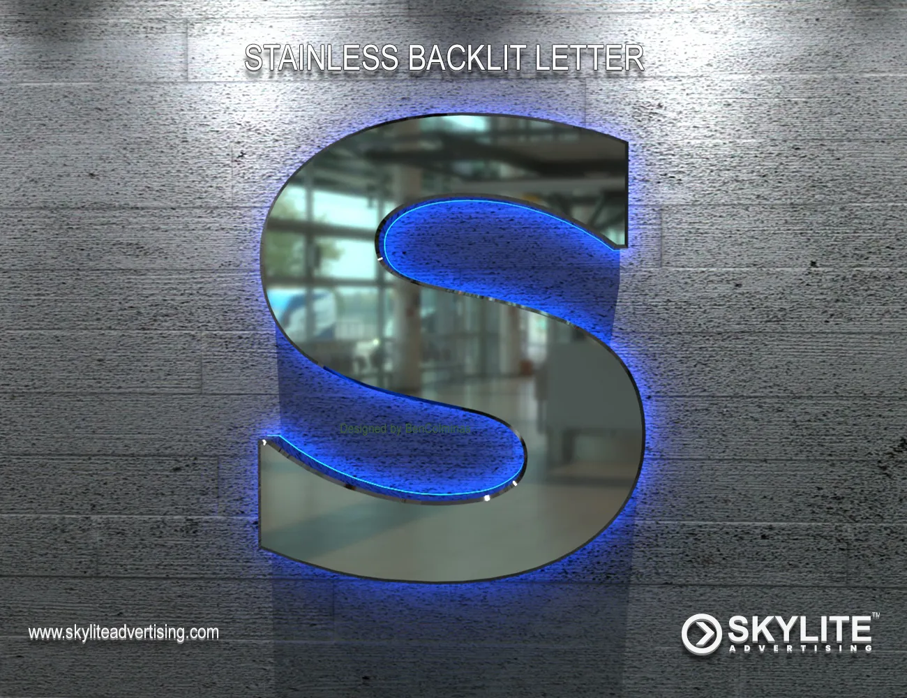 Custom-made Stainless Build-up Letters (3D Letterings) | Skylite ...